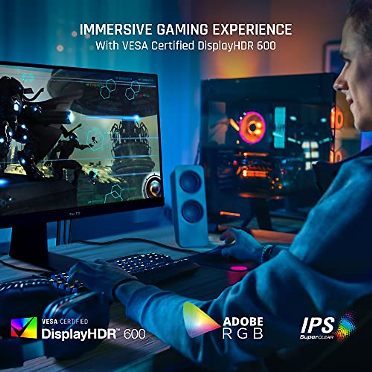 ViewSonic XG320U 32 Inch 4K UHD 1ms 150Hz Gaming Monitor with FreeSync Premium Pro, HDR 600, HDMI, DisplayPort, USB, and Advanced Ergonomics