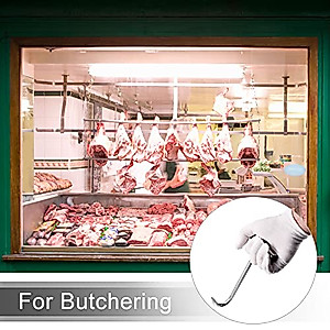 uxcell T-Handle Meat Boning Hook, Galvanized T Hooks for Kitchen Butcher Shop Restaurant 6"(150mm) 3Pcs