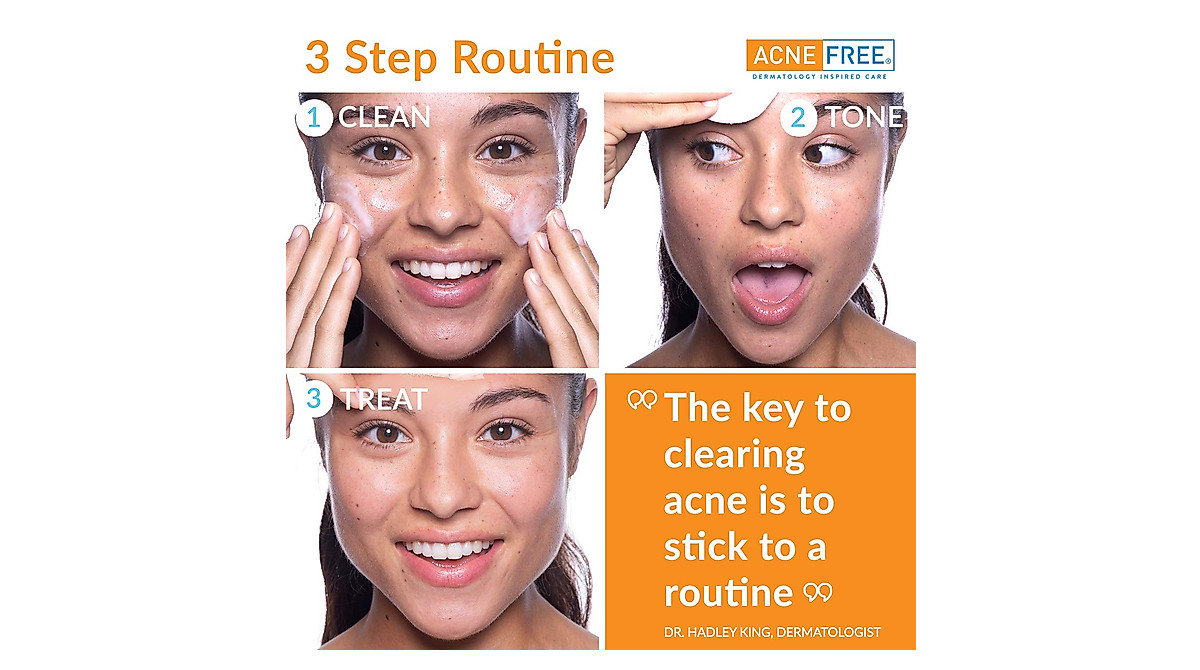 AcneFree 24 Hour Acne Clearing System - Pack of 2