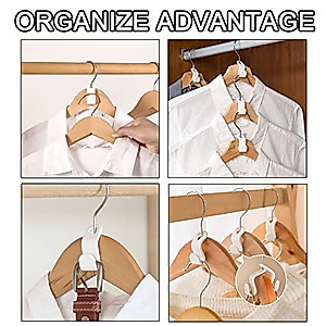 100PCS Clothes Hanger Connector Hooks, Cascading Hanger Hooks for Heavy Duty Space Saving Cascading Connection Hooks, Load 30 Pounds (Multicolor-100pcs)