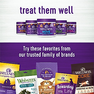 Wellness Complete Health Food + Supplements Bundle: Dry Dog Food with Grains (Chicken & Oatmeal, 30-Pound Bag) Skin & Coat Soft Chew Dog Supplements, Barkin' Bacon Flavored, 45 Count