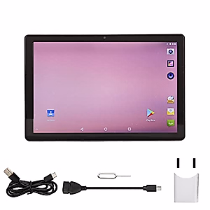 WEYI 4G Calling Tablet, US Plug 100-240V 8GB RAM 128GB ROM 10 Inch Tablet for Study for Android11 (US Plug)