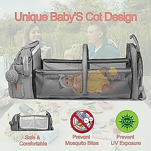 Diaper Bag Backpack, Diaper Bag with Changing Station, Backpack Diaper Bag, Baby Bag for Mom, Diaper Bag for Boys & Girls, Large Diaper Bag with Changing Pad and USB Port, Baby Registry Search