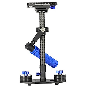 SunSmart 40cm Mini Carbon Fiber Handheld Camera Stabilizer Video Rig For DSLR DV Camera