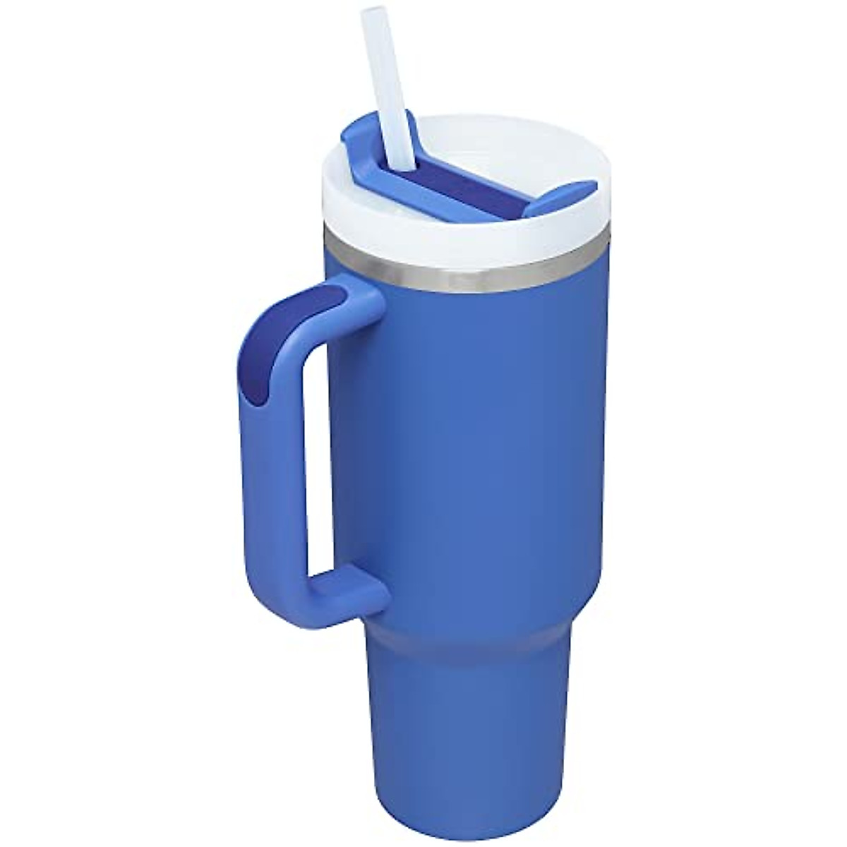 Stanley Quencher H2.0 FlowState Stainless Steel Vacuum Insulated Tumbler with Lid and Straw for Water, Iced Tea or Coffee, Smoothie and More, Iris, 40 oz