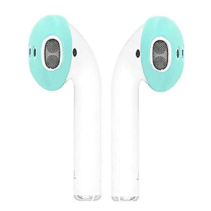 ALXCD Fit in Case Ear Cover Replacement for Air Pods Headphones, Silicone Earbud Covers Eartips, Compatible with Air Pods, 6 Pairs, White Black Pink Purple Green Gold