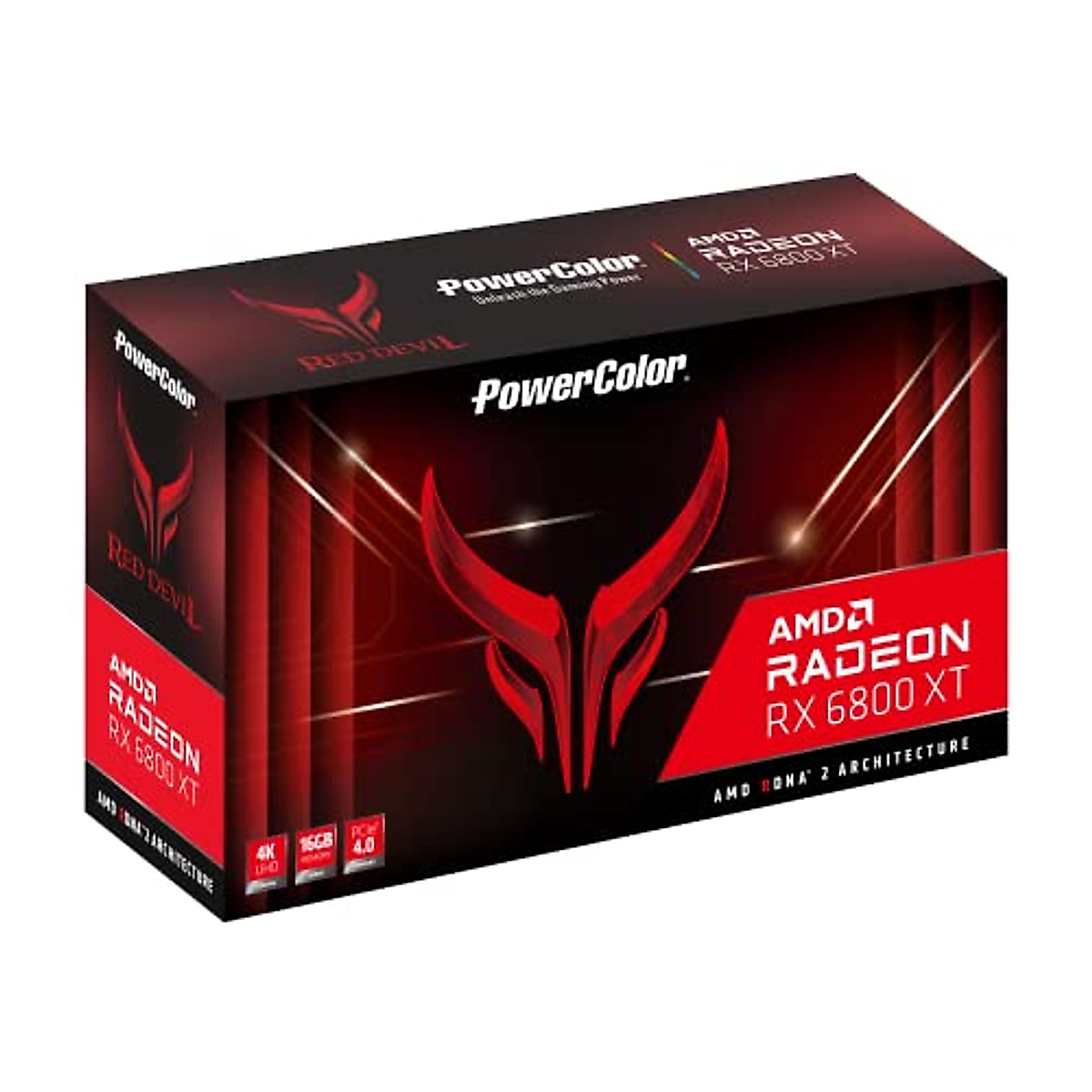 PowerColor Red Devil AMD Radeon™ RX 6800 XT Gaming Graphics Card with 16GB GDDR6 Memory, Powered by AMD RDNA™ 2, Raytracing, PCI Express 4.0, HDMI 2.1, AMD Infinity Cache