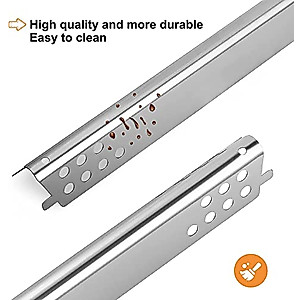 CoyzHaivn Grill Replacement Parts Kit for Charbroil Performance 475 4 Burner 463376519 463342119 463332718 463347017 463376017 463377319 463673017 Heat Plate Tent Shield Crossover Tube