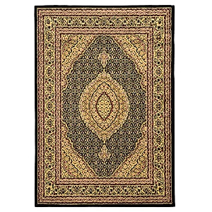 Linon Elegance Collection Elegance Mahi Black, 5' x 7'3"