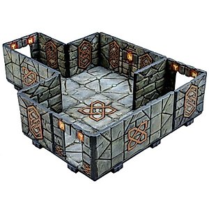 Archon Studio Dungeons & Lasers Expansion Set: Hall of Heroes – Unpainted and Unassembled Fully Customizable Scaled Tabletop Terrain by Archon Studios – Teens and Adults Ages 14+ (ARCDNL0031)