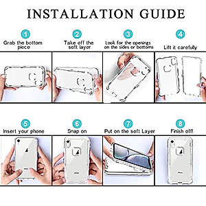 ORIbox Case Compatible with iPhone 11 pro Case, Heavy Duty Shockproof Anti-Fall clear case