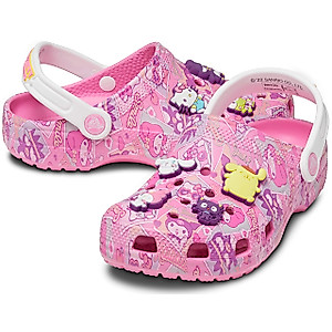 Crocs Unisex Classic Hello Kitty Clog, Pink, Numeric_8 US Men