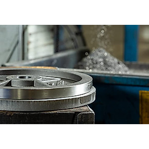 The Strength Co. 1.25LB Olympic Barbell Change Plate, Sold in Pairs, Made In USA, Black E-Coat