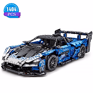 Mesiondy Sports Car Building Blocks Toys Adults Kits，1:14 MOC Building Set Raceing Car Model for Boys Age 12-16 8-14，(1404 Pieces)
