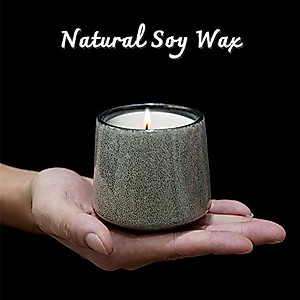 Jasmine Scented Soy Aromatherapy Candle, 8 oz 40 Hour Burn Time, Made with Soy Wax and Essential Oils, Highly Scented Candles for Home with Gift Box