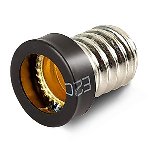 E14 to E12 Base LED Light Bulb Lamp Adapter Holder Socket Converter