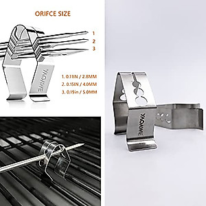 2-Pack Temperature Meat Probe Replacement for All Louisiana Pellet Grills and Smoker Grills, 3.5mm Plug Waterproof BBQ Thermometer Probe Comes with Probe Clip Holder
