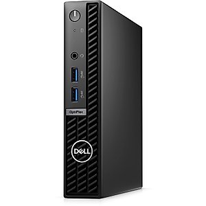 Dell OptiPlex 7010 MFF Desktop Computer - 13th Gen Intel Core i9-13900 24-Core up to 5.6 GHz, 64GB RAM, 1TB NVMe SSD + 2TB HDD, Intel UHD Graphics 770, Wi-Fi 6E + Bluetooth, Windows 11 Pro