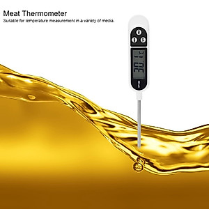Portable Digital Cooking Meat Thermometer Waterproof Food Oil Water Temperature Meter for Home Kitchen