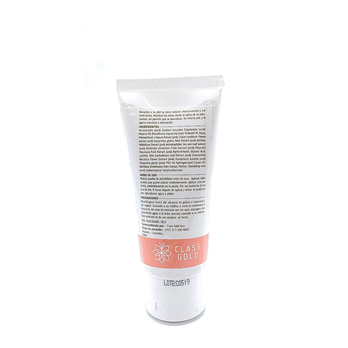 Class Gold Cosmetics Dermoaclarante Crema Body Cream, Natural Skin Cream with Vitamin E