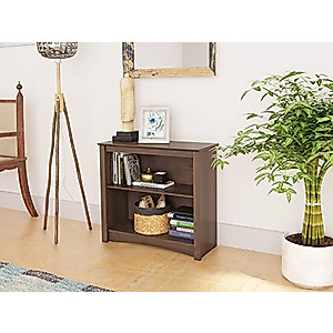 Prepac Home Office Espresso 2-shelf Bookcase
