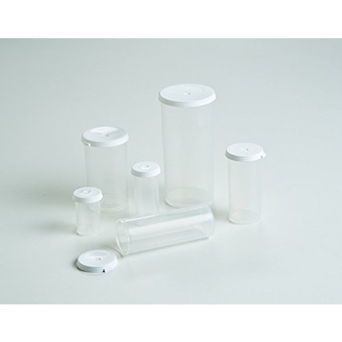 Caplugs ZCVV70ASMQ2 Plastic Vials. CVV-70, PE-LD, Vial Size 7drams Fluid oz 88, White (Pack of 18)