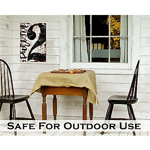 Custom Made Party Of Your Family Size Metal Decor Sign For Kitchen Or Dining Room