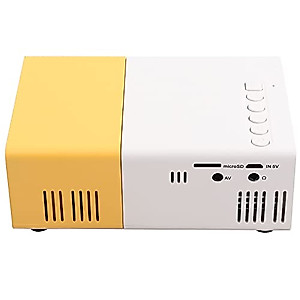 Mini Projector Portable 1080P LED Projector, Pocket Pico Video Projector for Home Theater Movie Projector, Outdoor Movie Projector, Cartoon, Kids Gift, HDMI USB TV AV Interfaces and Remote Control