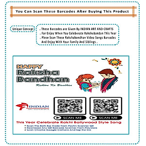 Indian Crafts Rakhi 12 Pc Rudraksh Rakhi For Brother Dora Pattern Rakhi For Bhaiya & Bhabhi with Roli Chawal,Bracelet for Boy's & men, Rudraksh Rakhi,Rakhi Combo For Brothers, M, beads