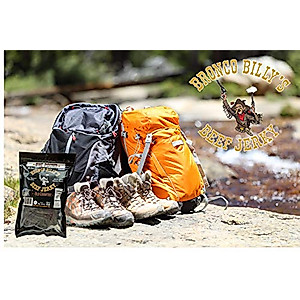 Bronco Billy's Beef Jerky Hickory Smoked Old Country One Pound Resealable Bag