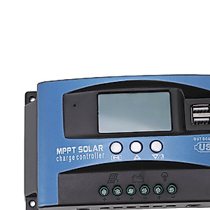 24-60V Solar Engergy System Controller, MPPT Controller, Renewable Energy System Controller with LCD Display for Home Industrial(80A)