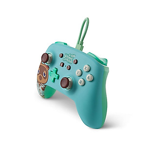 PowerA Enhanced Wired Controller for Nintendo Switch - Animal Crossing: Tom Nook