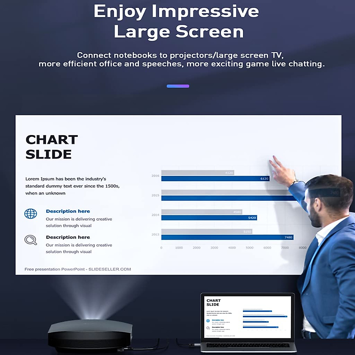 HDMI to VGA Cable 2-Pack, 3.3 Feet Gold-Plated Computer HDMI to VGA Monitor Cable Adapter Cord for Computer, Desktop, Laptop, PC, Monitor, Projector, HDTV, and More (NOT Bidirectional)