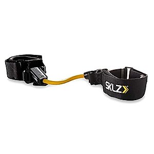 SKLZ Chrome Lateral Resistor Pro Adjustable Strength Trainer with Cuffs and 3 Resistance Band
