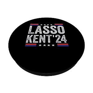 Lasso Kent' 24 Funny Usa Sports 4th of july Men Women Funny PopSockets Swappable PopGrip