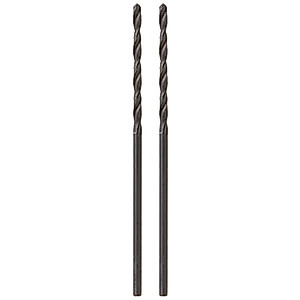 BOSCH BL2131 2-Piece 1/16 in. x 1-7/8 in. Fractional Jobber Black Oxide Drill Bit for Applications in Light-Gauge Metal, Wood, Plastic