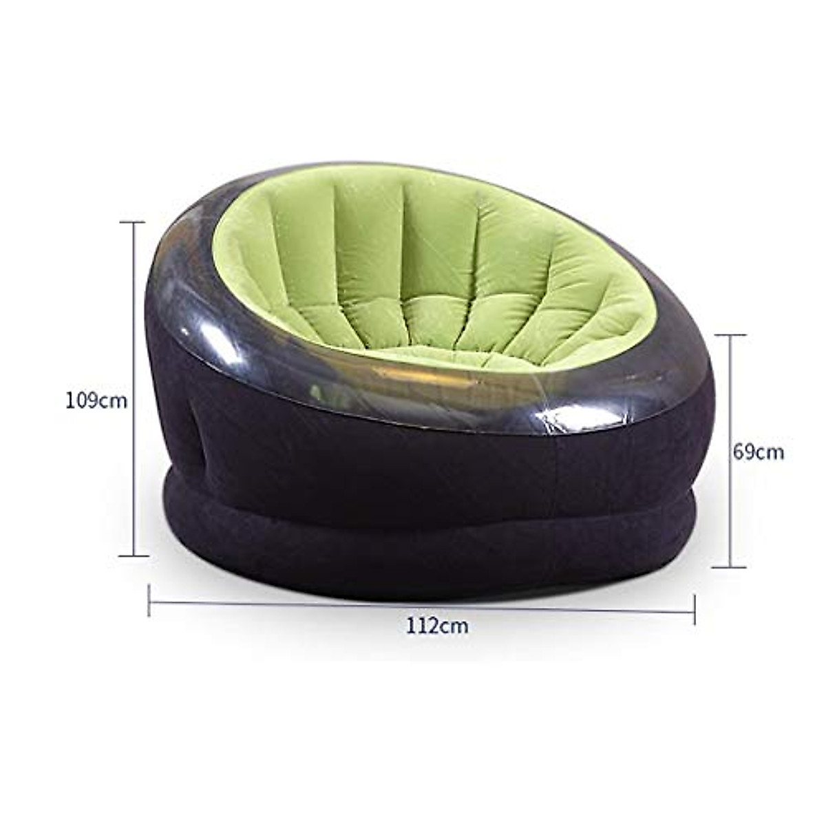 DLOETT Creativity Inflatable Leisure Chair, Portable Indoor and Outdoor Lazy Stool Inflatable Chair