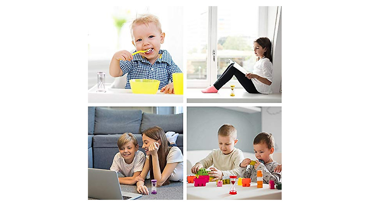 Buy EMDMAK Colorful Sand Timers - 6 Pack, Durable, Fun