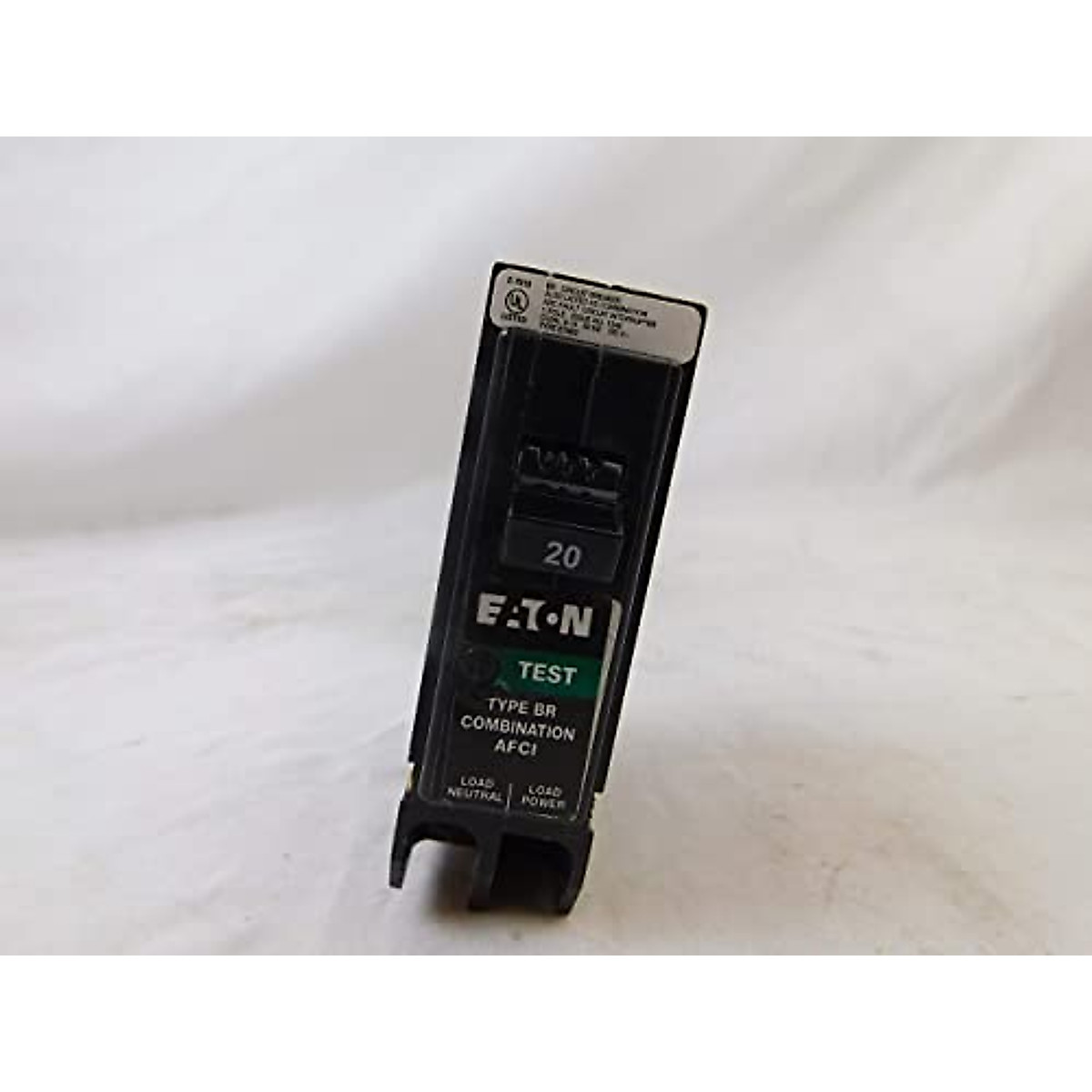 Eaton BRP120AF 20 amps Combination AFCI Single Pole Circuit Breaker, Black