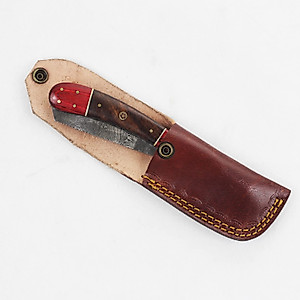 Ready to Shave Razor Custom Hand Made Damascus steel knife Razor Walnut Wood Handle Pocket Straight Razor