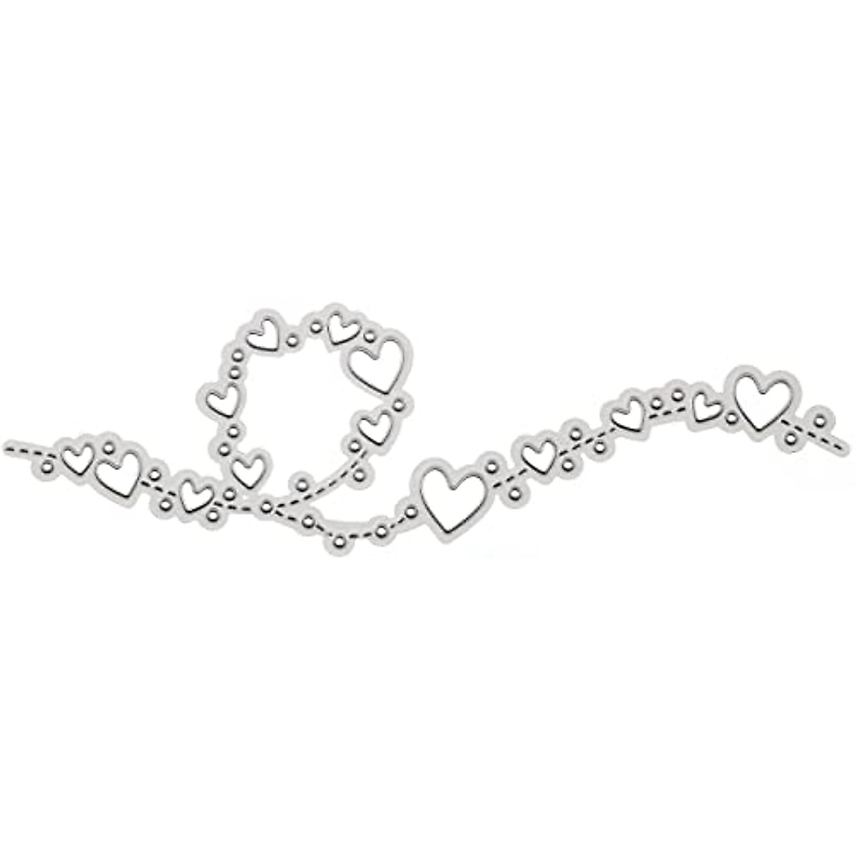 Heart Lace Cutting Dies,DIY Scrapbooking Artist Metal Cutting Dies Stencils DIY Scrapbooking Album Cards Making Decor