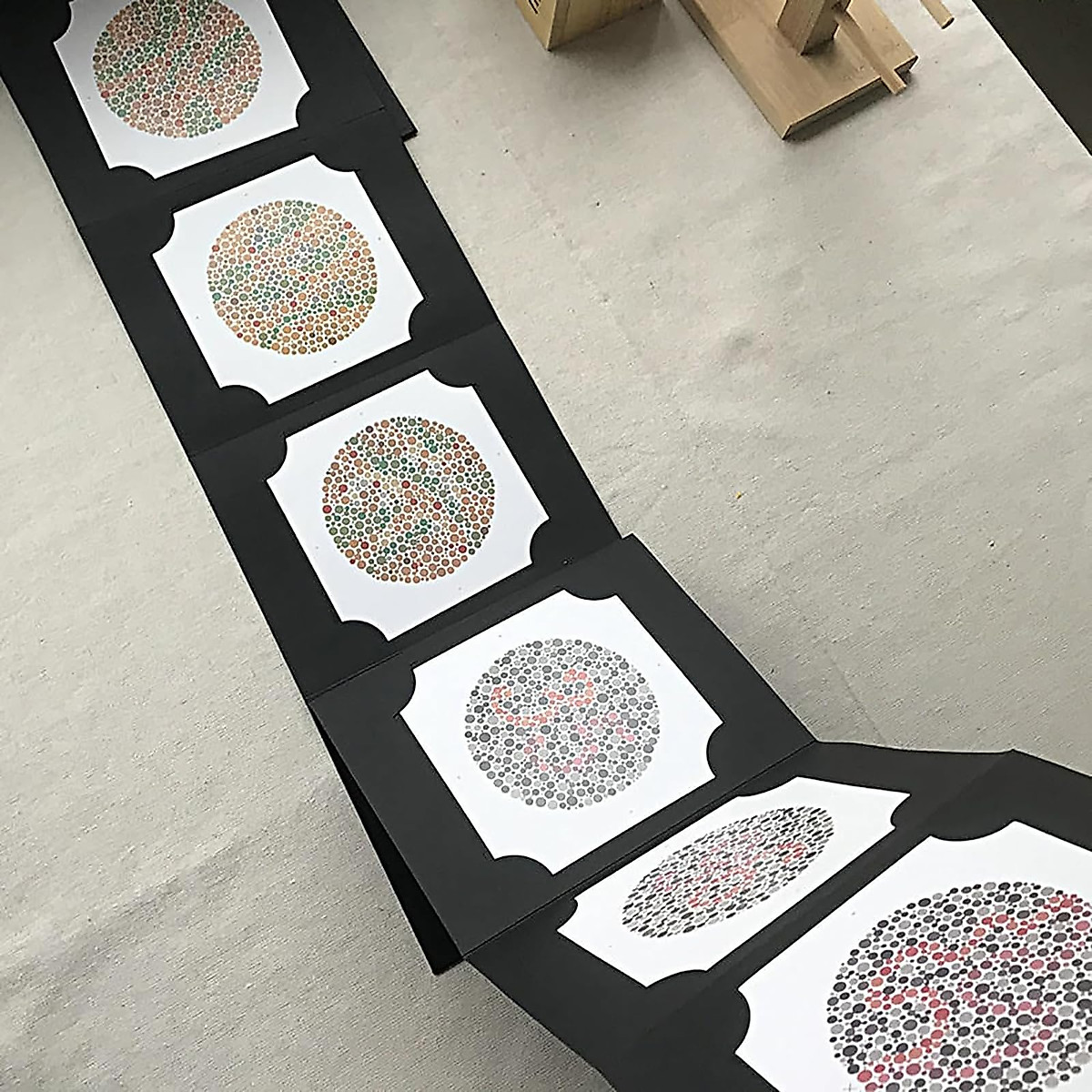 Ishihara Test Card Book - Color Vision Assessment