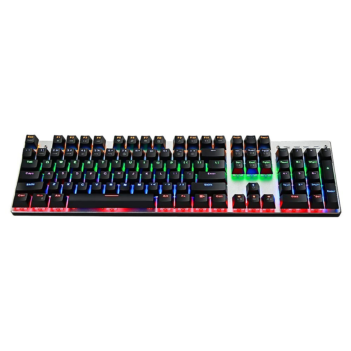 Teamwolf RGB Backlight Mechanical Gaming Keyboards (104keys, Balck)