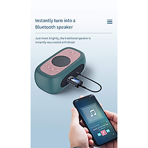 Kithing USB Bluetooth 5.0 Adapter Wireless Dongle for PC Laptop, 2 in 1 Bluetooth Receiver Transmitter for Home Stereo,Car,TV