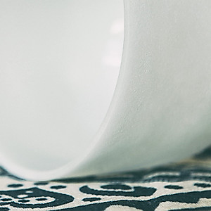 KVKA 12 Inch Crystal Singing Bowl C Note Root Chakra with Carrying Case,Suede Striker (12 Inch, C Note)