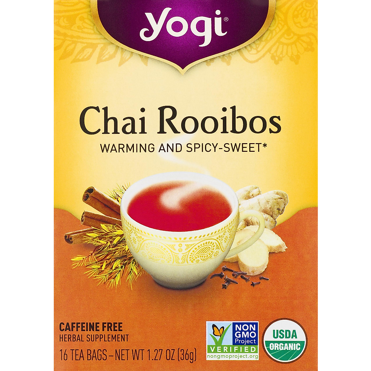 Yogi Tea, Chai Rooibos, 16 Count