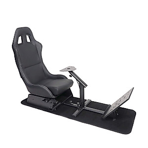 ProAm USA Racing Seat Gaming Chair Simulator Cockpit Steering Wheel Stand for Logitech G29 Thrustmaster Xbox Playstation PS4