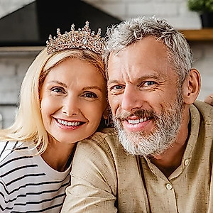 TOBATOBA 60th Birthday Decorations Women, Rose Gold Birthday Sash Birthday Tiaras and Crowns for Women, 60 and Fabulous Birthday Decorations for Women, 60th Birthday Gifts Women Birthday Party Favors