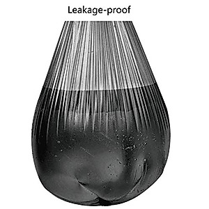 Black Trash Bag,Gereen 9-12 Gallon Tall Kitchen Trash bag Garbage Bag Trash Can Liner (9-12 Gallon(100 Count), Black)