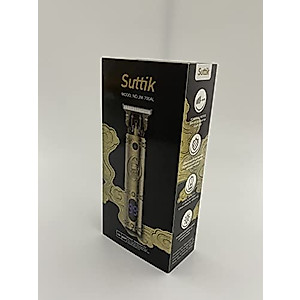 Suttik Professional Hair & Beard Trimmer for Barber, T-Blade Hair Edgers Clippers, Gold Knight Close-Cutting Trimmers, Cordless Clippers for Hair Cutting, Gift for Men